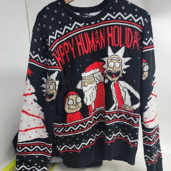 adult swim | Sweaters | Rick And Morty Holiday Sweater | Poshmark